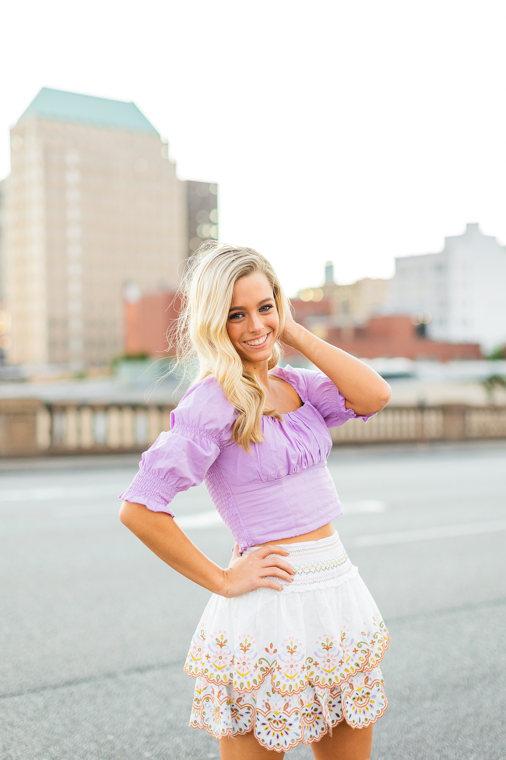 McKenna Wright: Senior Portraits at Birmingham Botanical Gardens - Eleanor Stenner