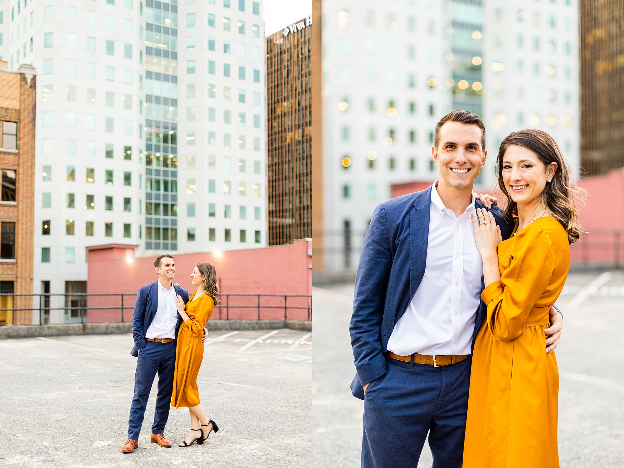 Downtown Engagement Session, Birmingham AL: Christina + Evan - Eleanor ...