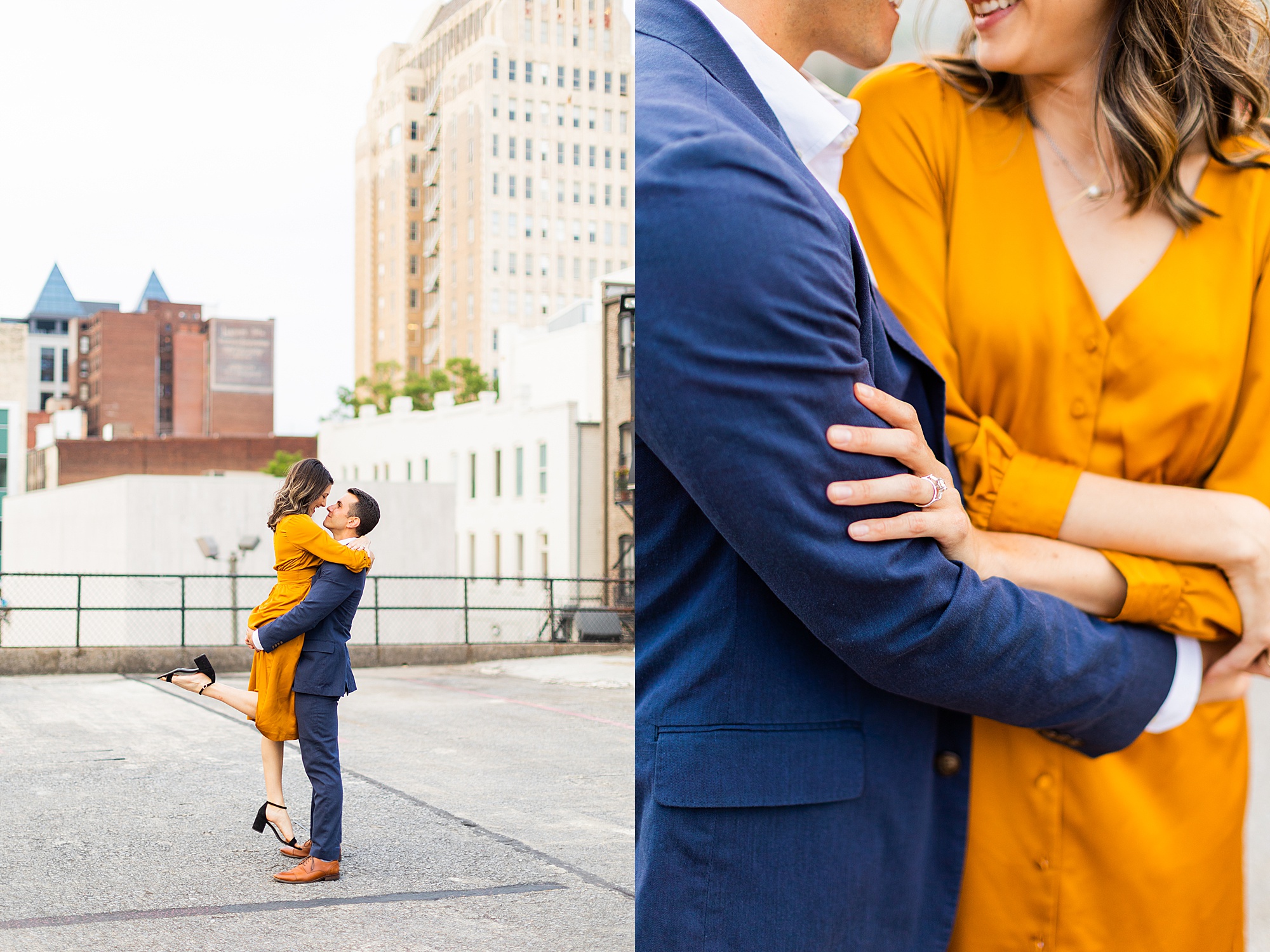 Downtown Engagement Session, Birmingham AL: Christina + Evan - Eleanor ...