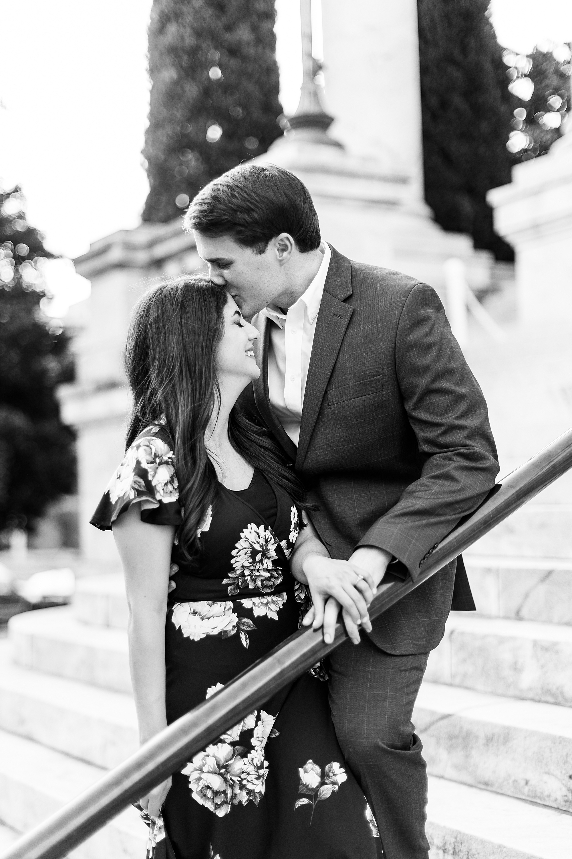 Mallory + Aaron: Engagement on Crest Road, Birmingham, AL - Eleanor Stenner