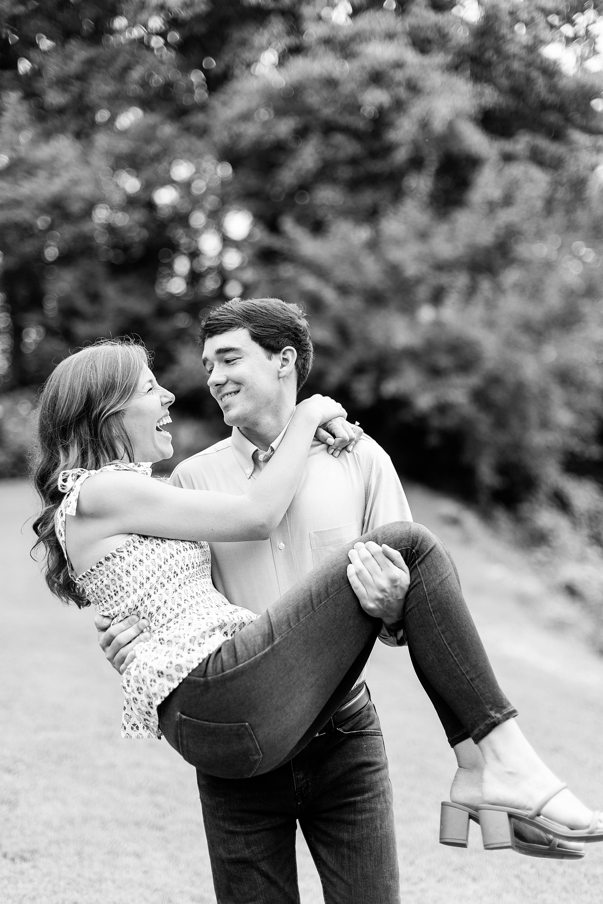 Kelly + Blake: Engagement on Crest Road, Birmingham, AL - Eleanor Stenner